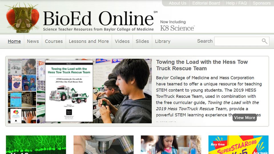 BioEd Online | Science Education Partnership Award
