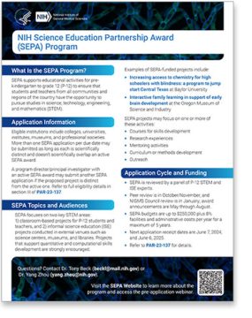 Science Education Partnership Award